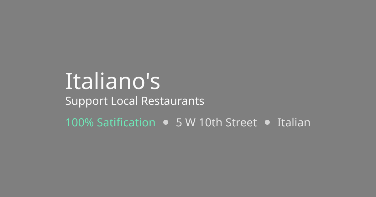 Menu Italiano's | Best Italian Food in Marcus Hook , PA
